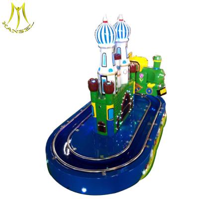 中国 Hansel amusement park games factory 3 seats mini carousel for sale carousel train 販売のため