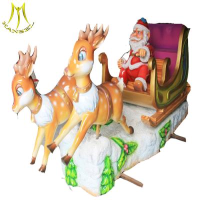 中国 Hansel  2018 amusement park rides Santa Claus ride on pony carousel 販売のため