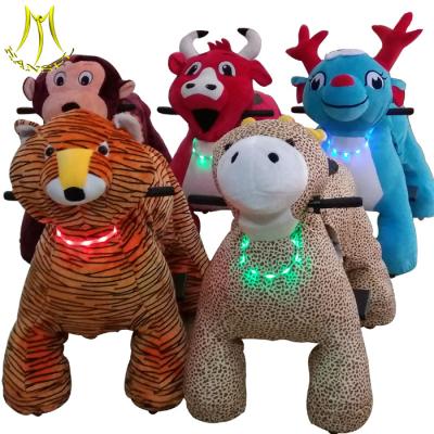 中国 Hansel electric plush electronic kid riding horse toy shopping mall 販売のため
