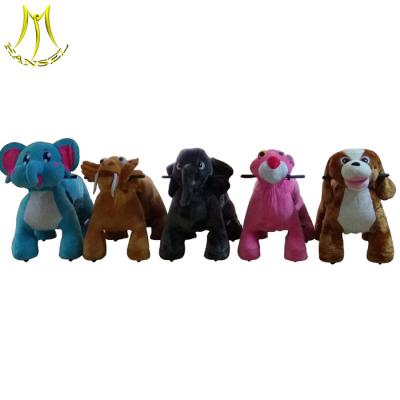 中国 Hansel kids plush animals scooter kids toy ride for shopping mall 販売のため