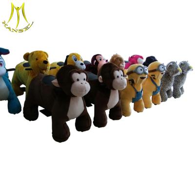 中国 Hansel coin operated indoor adventure playground electric ride on toy kiddie rides 販売のため