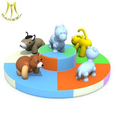 中国 Hansel  soft outdoor playground equipment for kid animal carousel 販売のため