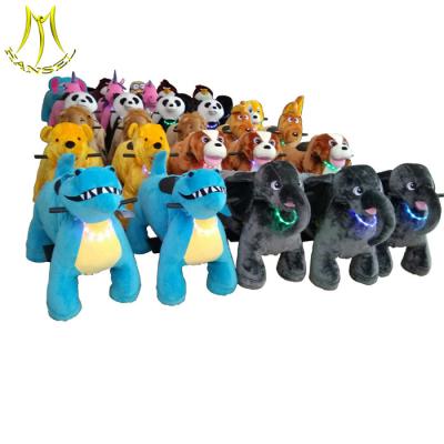 Hansel  luna park toys animal push elactrical bike animals cart ride for mall