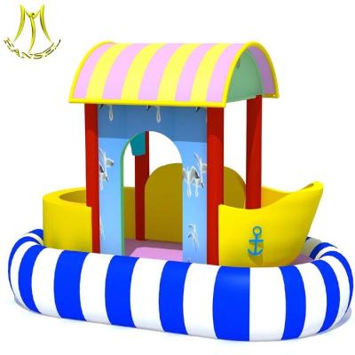 中国 Hansel electric soft play for baby children's indoor play equipment rocking pirate ship 販売のため