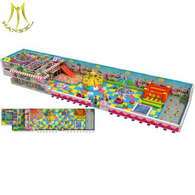 中国 Hansel  play ground equipment outdoor wooden house children indoor park 販売のため