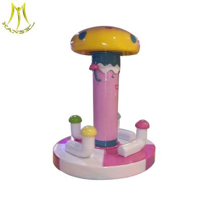 中国 Hansel   amusement park equipment toddler toys for kids electric indoor mushroom carousel 販売のため