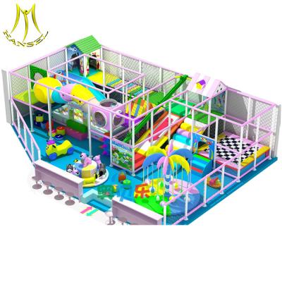 中国 Hansel outdoor wooden kids playhouse playzone kids soft play toddler play ground equipment 販売のため