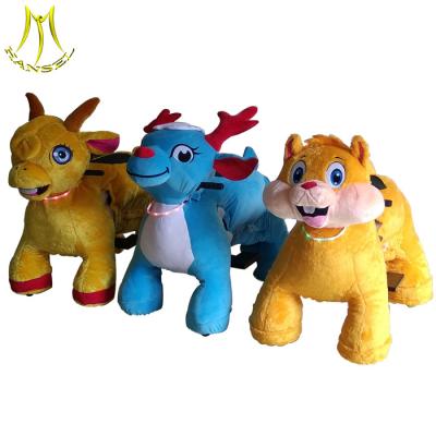 中国 Hansel  electrical toy moving animal zoo rider animales mountables in mall 販売のため