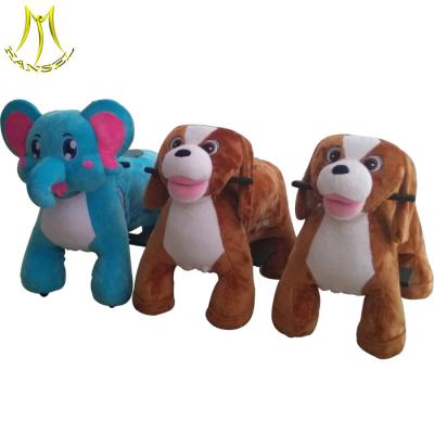 中国 Hansel outdoor playground unicorn motorized plush animal electric scooter 販売のため