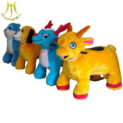 中国 Hansel  wholesale children moving dog animal electronic ride on unicorn for park 販売のため