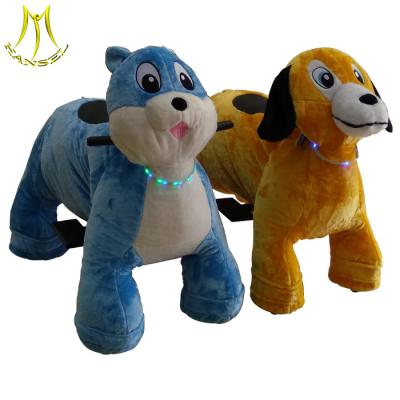 Hansel plush electric stuffed animals adults can ride on animals in shopping mall