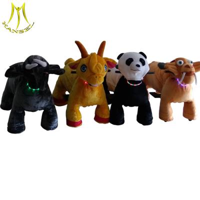 中国 Hansel  shopping mall indoor rides electric animal scooters for kids and adults 販売のため