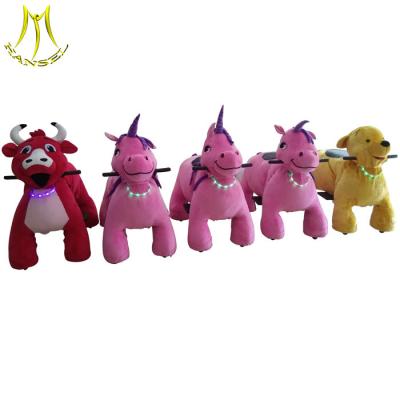 Hansel commercial indoor play centre games kids token operated motorized animals