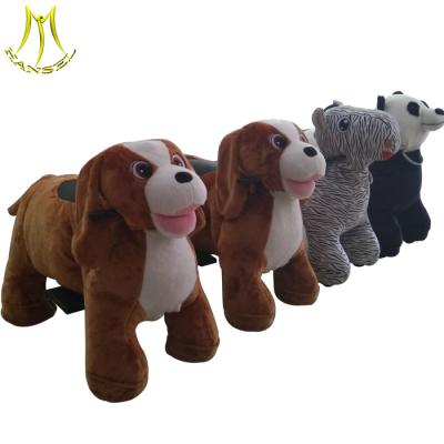 中国 Hansel amusement park motorized plush riding animals animal ride 販売のため