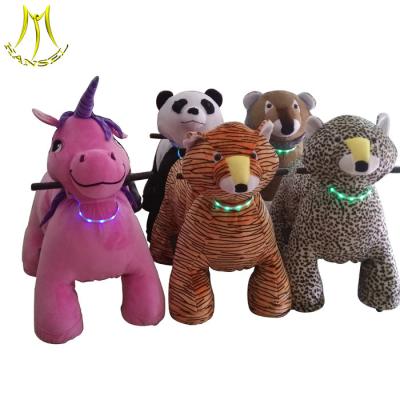 中国 Hansel  happy rides on animal coin operated children rides car kids on ride toy cars 販売のため