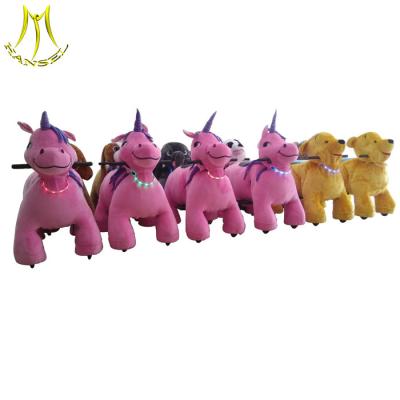 中国 Hansel  fast profit funny amusement park games animal walking unicorn fun rides animal 販売のため