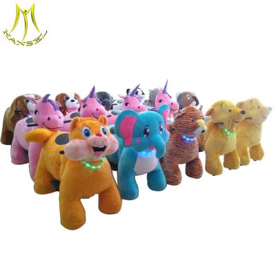 中国 Hansel   plush animal electric scooter 4 seats ride on toy zippy pets ride 販売のため