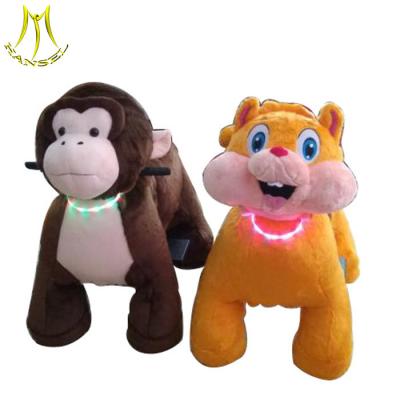 Hansel  plush four-wheel scooter in mall ride on horse toy pony