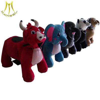 中国 Hansel entertainment equipment walking horse toy motorized animals for rental 販売のため