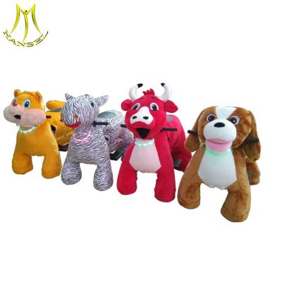 中国 Hansel coin operated indoor amusement rides sale animal motorized 販売のため
