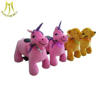 中国 Hansel  amusement park equipment moto animal baby toy ride on walking horse 販売のため