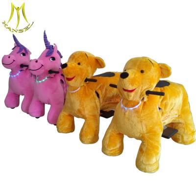 中国 Hansel   children play games battery operated plush animal electric scooter 販売のため