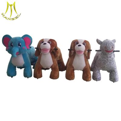 China Hansel  battery operated toy horse animales mountables on wheels for sale