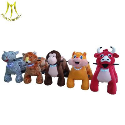 中国 Hansel  kids animal mountable riding dinosaur toys for shopping mall 販売のため