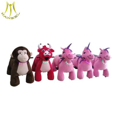中国 Hansel  zoo riders electric dinosaur ride on animal toy animal scooter ride 販売のため