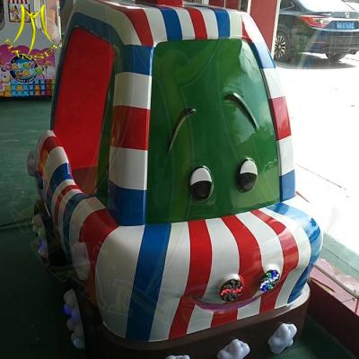 China Hansel fairground attractions fiberglass coin operated kiddie ride for sale