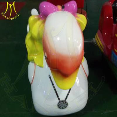 中国 Hansel  funfair rides playground equipment coin operated falgas kiddie rides 販売のため