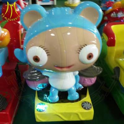 中国 Hansel high quality coin operated fiber glass electric kid ride on toy 販売のため