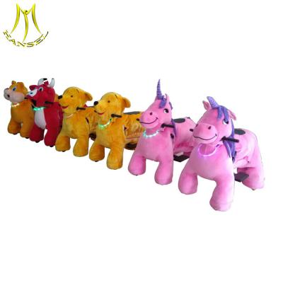中国 Hansel   family battery powered motorized animals kiddie rides coin operated machine 販売のため