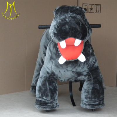 中国 Hansel children rides for sale mall ride on toys plush electric animal scooters 販売のため