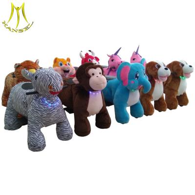 中国 Hansel electronic motorized stuffed animal ride electric in Guangzhou 販売のため