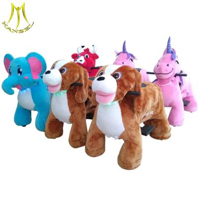 中国 Hansel playground games stuffed kids electric ride on animals 販売のため