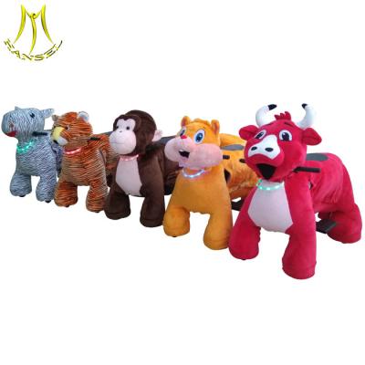 中国 Hansel amusement ride motorized stuffed animals riding  toys for kids 販売のため