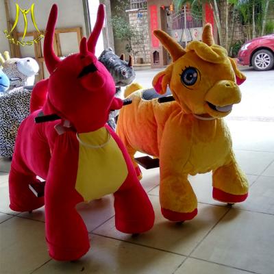 中国 Hansel  shopping mall walking ride on animal toy animal robot rides for sale 販売のため