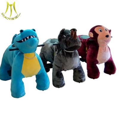 China Hansel 2018 fast profits children baby battery operated/electric ride on toys walking horse toy for playground for sale