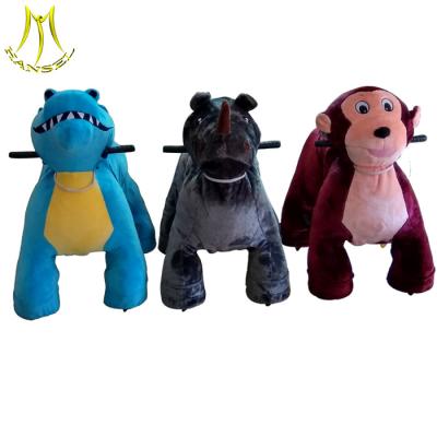 中国 Hansel  walking and coin operated ride toys panda toy ride safari rides for mall 販売のため