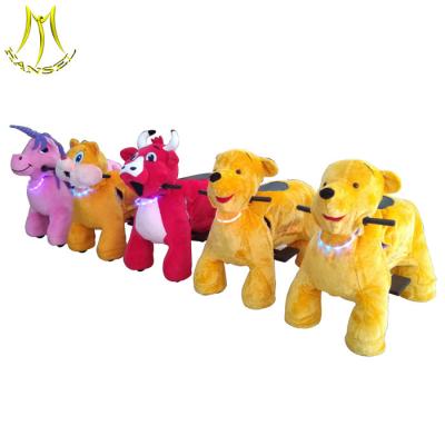 Hansel  happy animal toy rider with 4 wheels bear electric bike