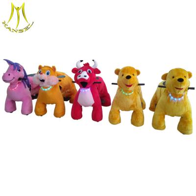 中国 Hansel battery operated horse rides on electric scooter motorized animals 販売のため