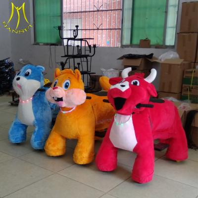China Hansel coin operated electric toy car walking unicorn toy arcade games machines for sale