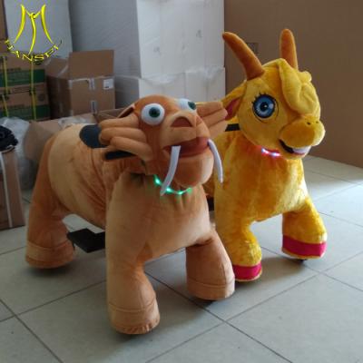 China Hansel  entertainment ride on for adults electric bicycle plush ride on animals plush zippy animal toy car for sale