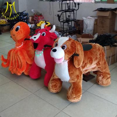 中国 Hansel high quality coin operated electrical animal toy car for mall 販売のため