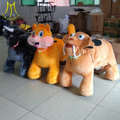 中国 Hansel kids indoor ride happy electric car plush animal electric scooter 販売のため