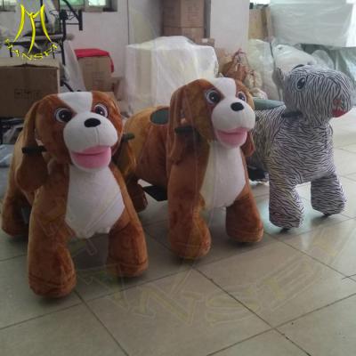 中国 Hansel amusement park battery walking coin operated animal toy rides 販売のため