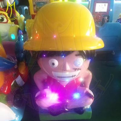 China Hansel Mp4 kids Amusement Rides electric Swing Motor Ride on toys car for sale