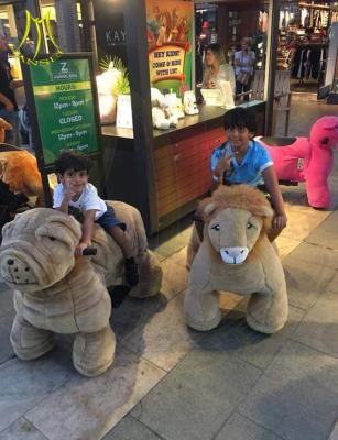 中国 Hansel  wholesale walking coin operated popular animal bike for mall walking animal toy animal scooter in mall 販売のため
