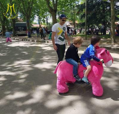 Hansel commercial walking animal toy ride electric animal for park
